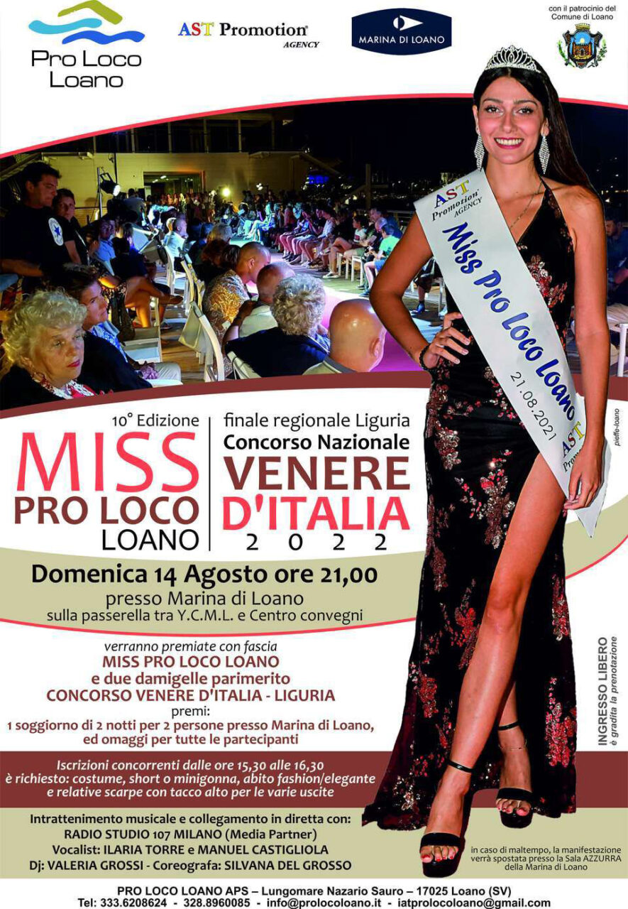 Miss Pro Loco Loano 14 Agosto 2022 - Pro Loco Loano